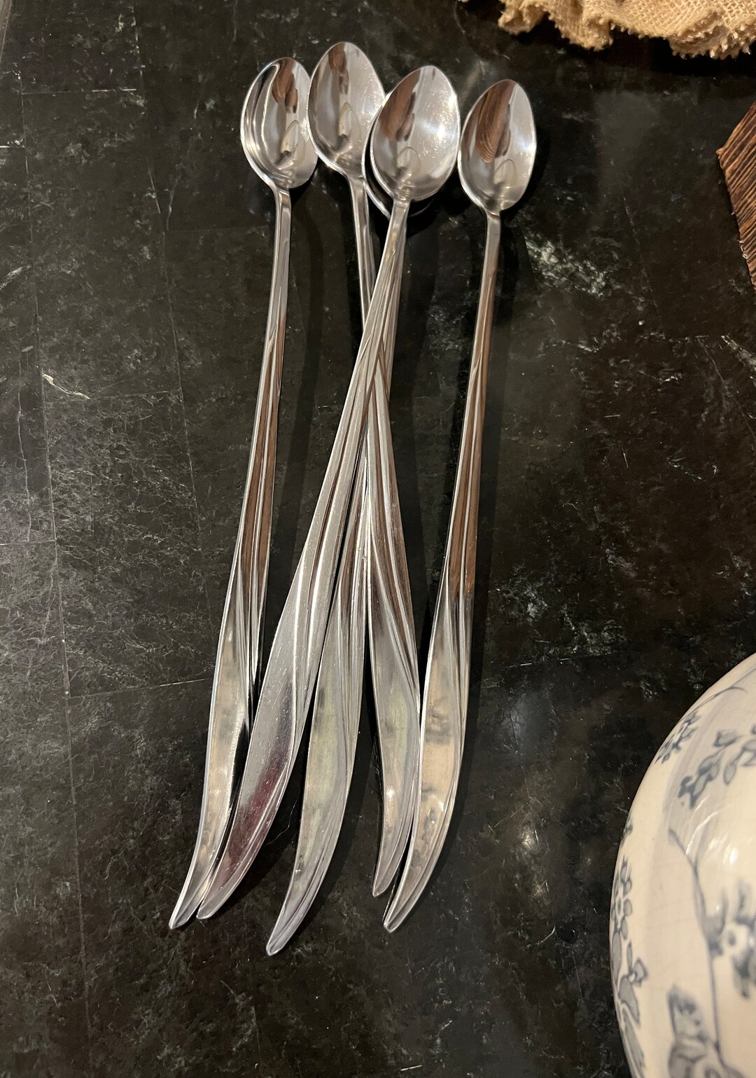 Set of 5 Stainless Lemonade Spoons by Castle Court 10.75 - Etsy