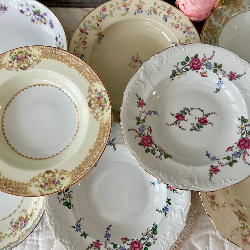 Vintage Plate and Bowls - Etsy