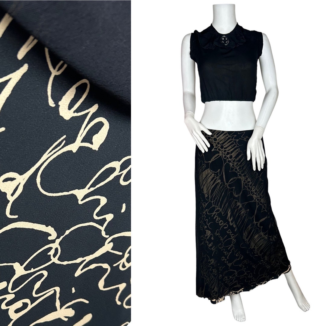 90s Yk2 Moschino Skirt, Cheap and Chic - Etsy