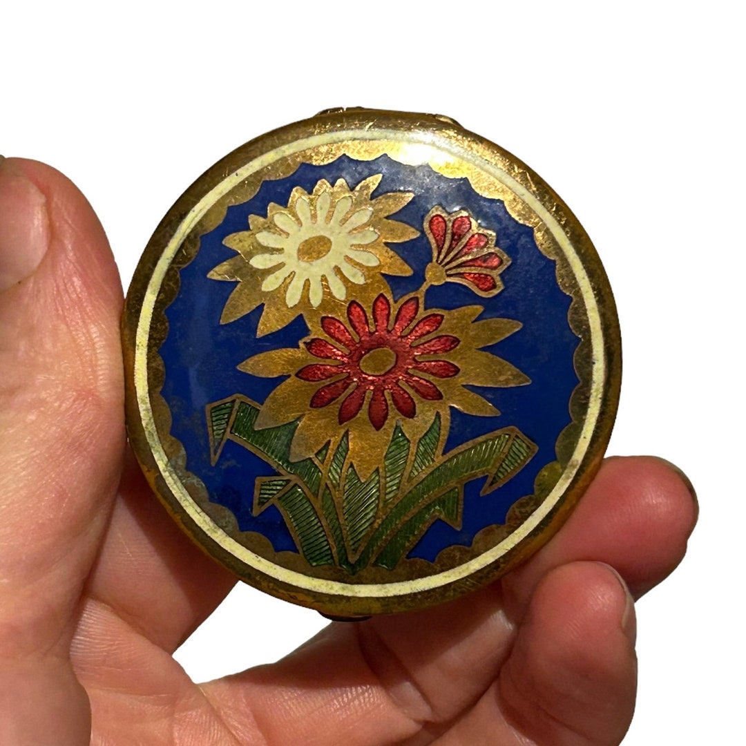 1910s Yardley Powder Compact, Cloisonne Enamel - Etsy
