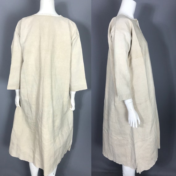 Antique workwear smock made from linen - Gem