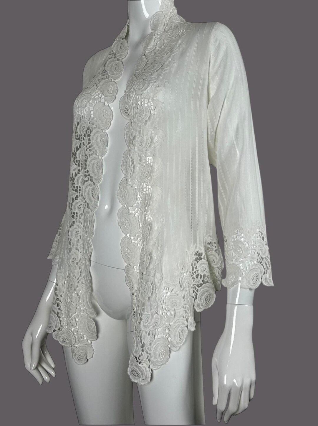 Edwardian Combing Jacket, Lace Blouse - Etsy