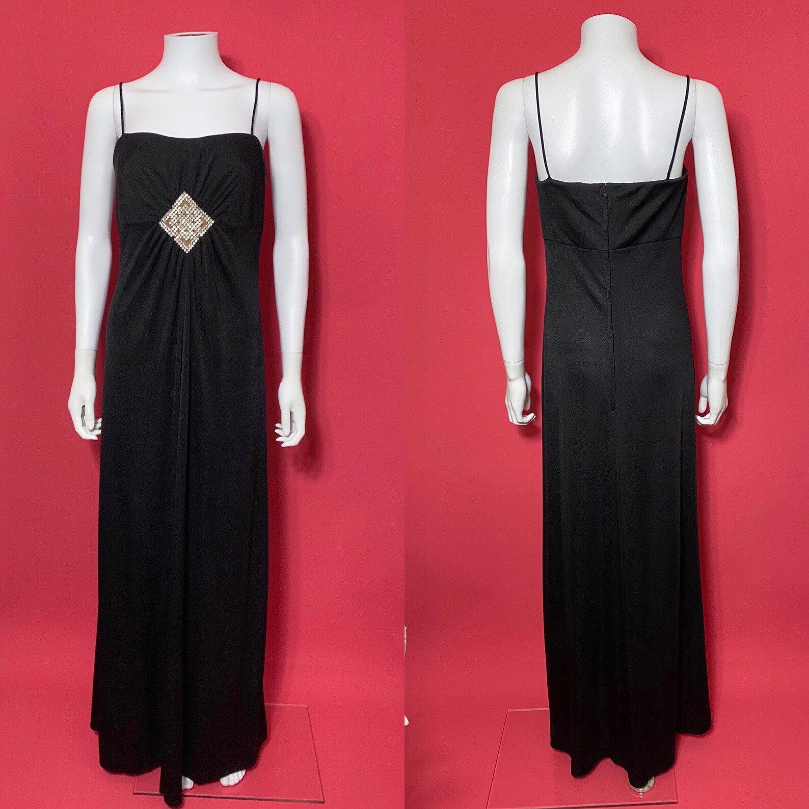 1970s Disco Maxi or Evening Dress - Etsy