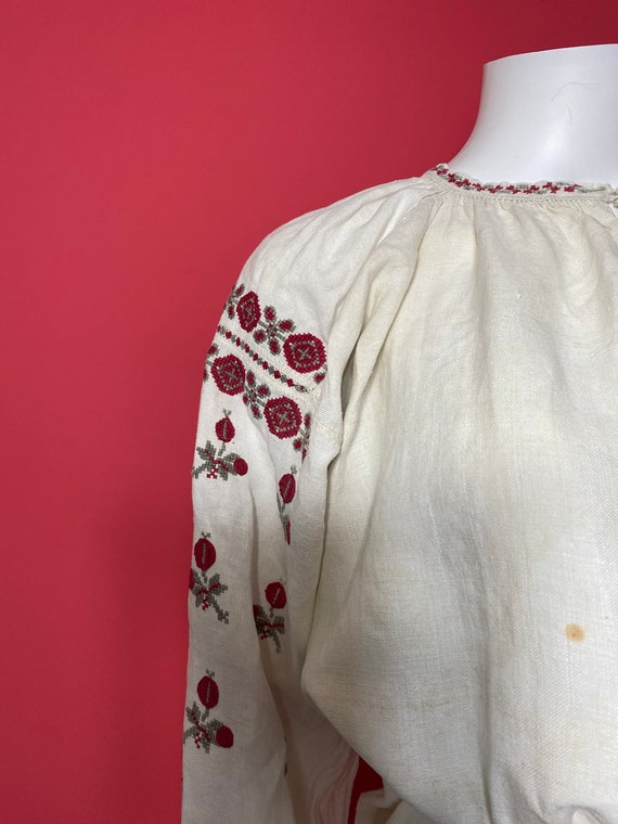 Antique Ukrainian smock, peasant dress - Gem