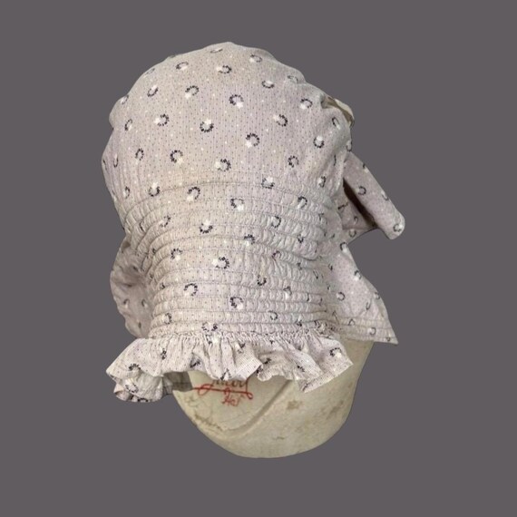19th century sun bonnet, victorian field worker hat - Gem
