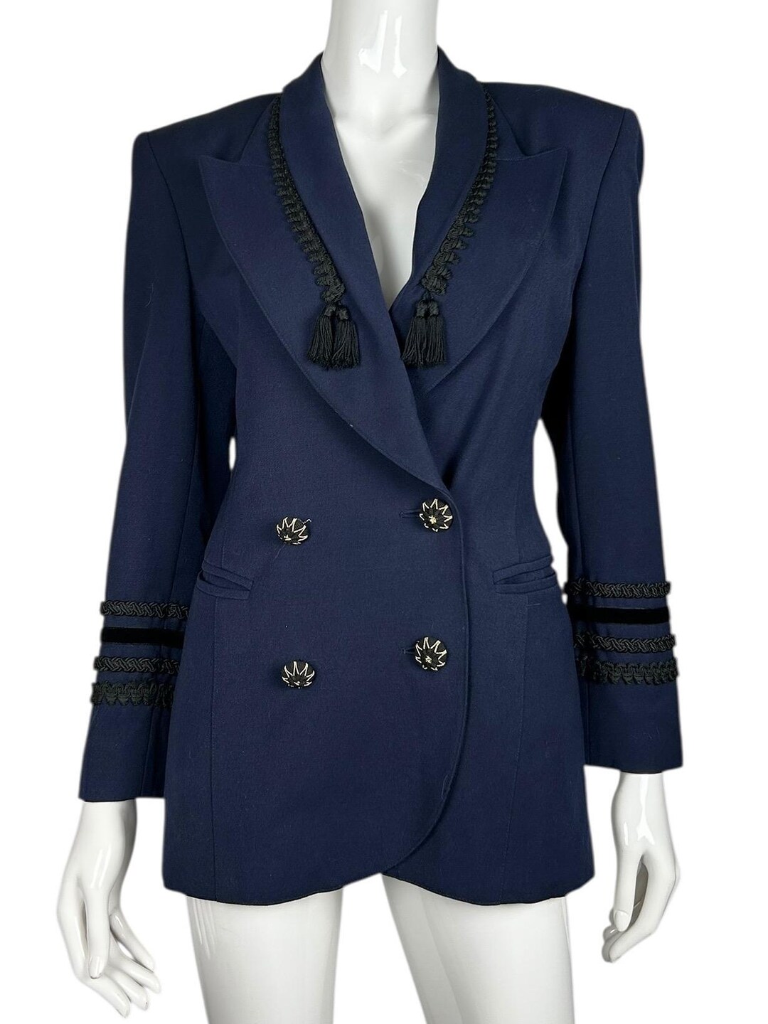 1980s Blazer by Escada With Braid and Tassels - Etsy