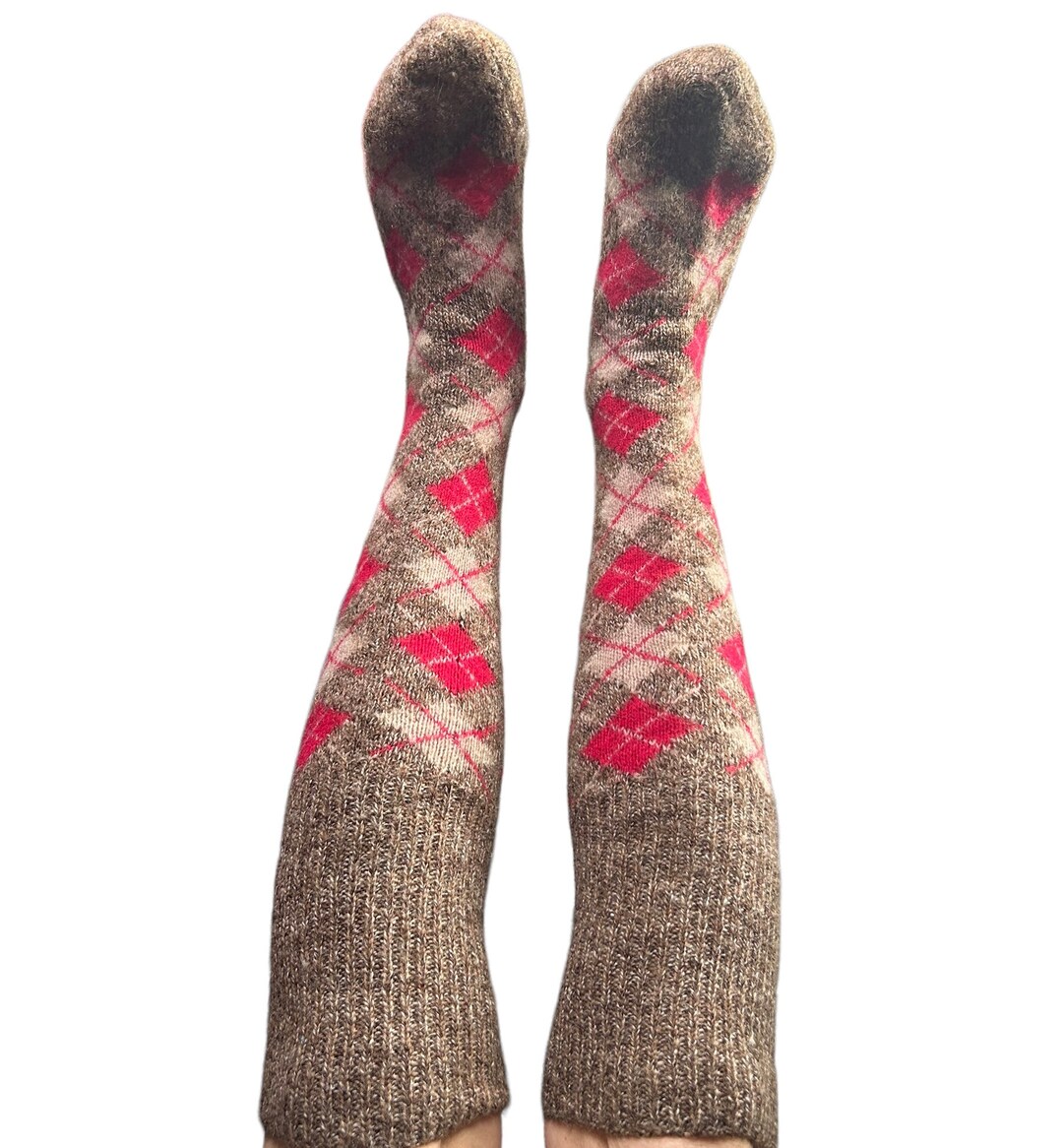 1940s Argyle Socks, Hand Knitted - Etsy