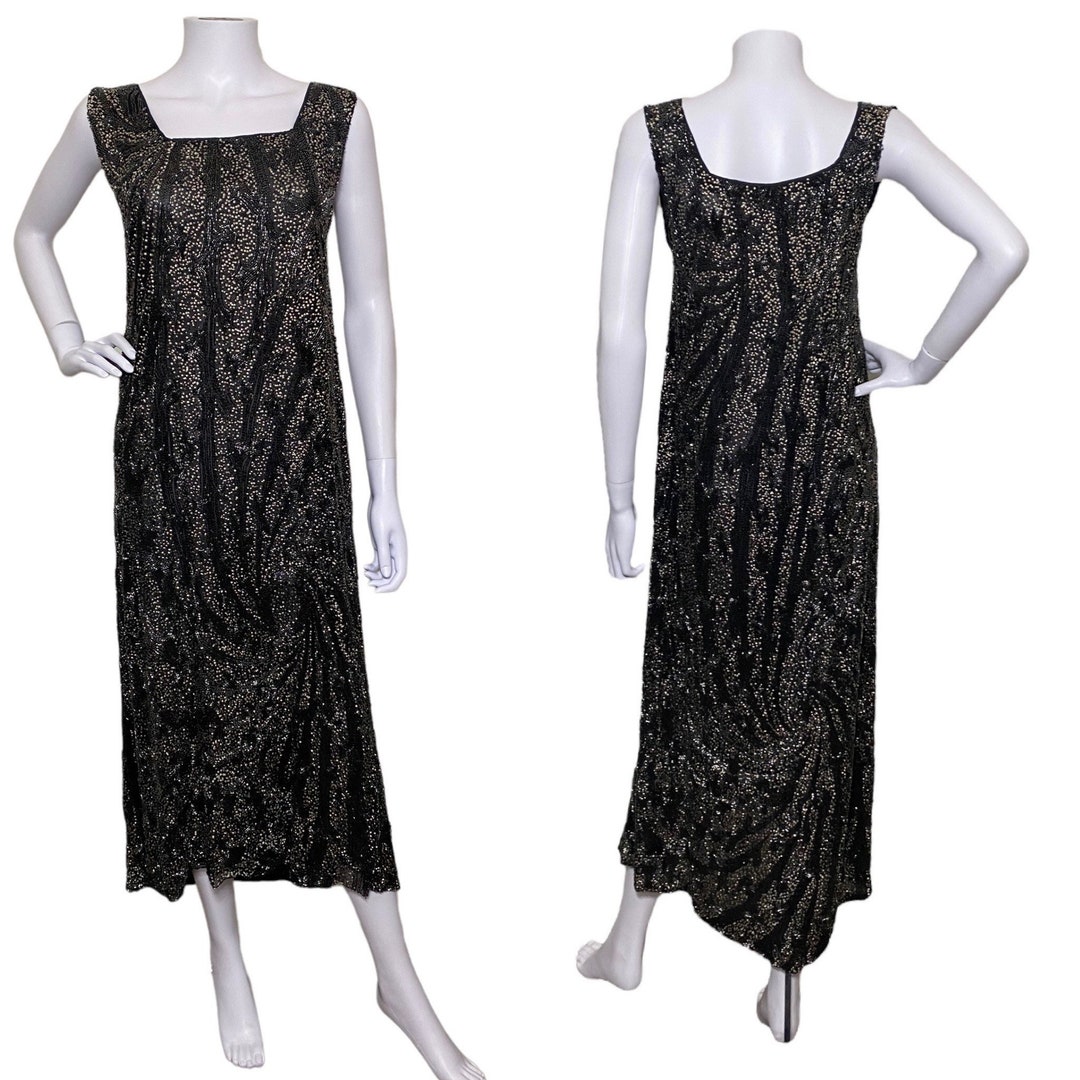 1920s Beaded Evening Gown - Etsy