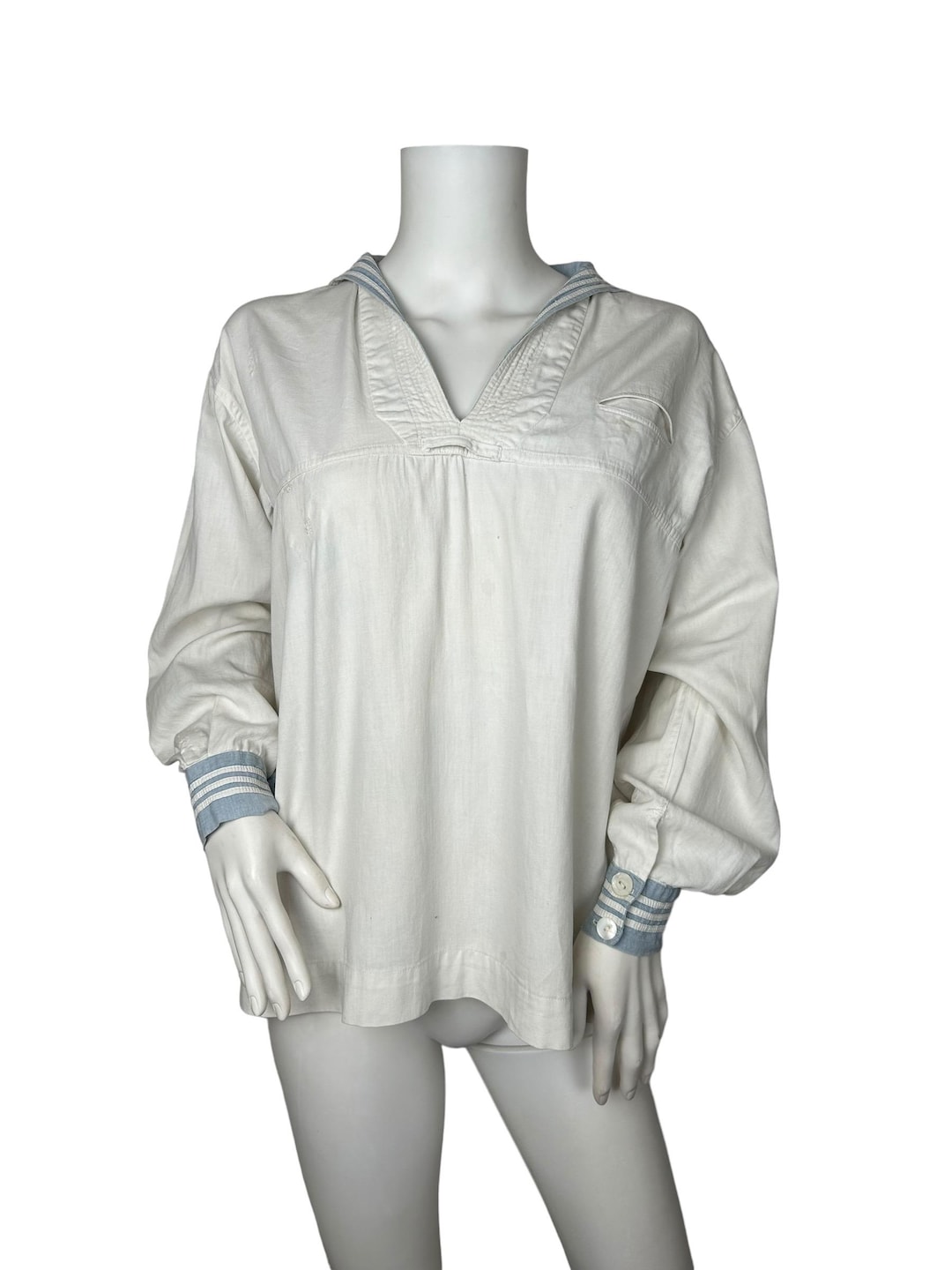 1920s Sailor Blouse, Miss Saratoga Middy Blouse - Etsy