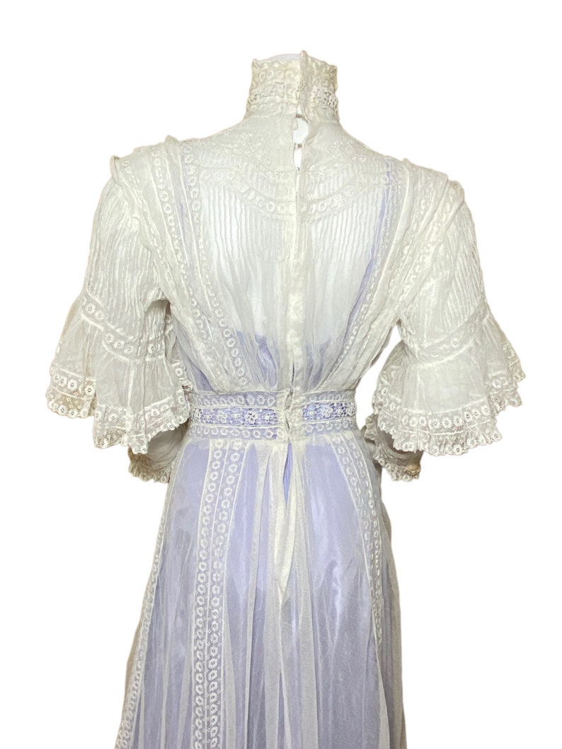 Edwardian Lace Dress in White - Etsy