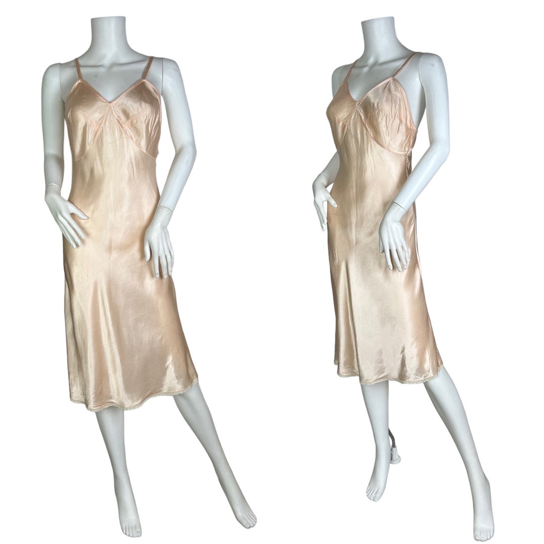 1940s Satin Slip, CC41 Label Removed - Etsy
