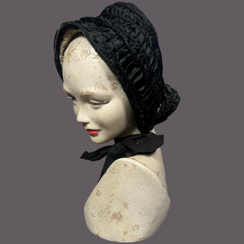 Mourning Bonnet - Etsy