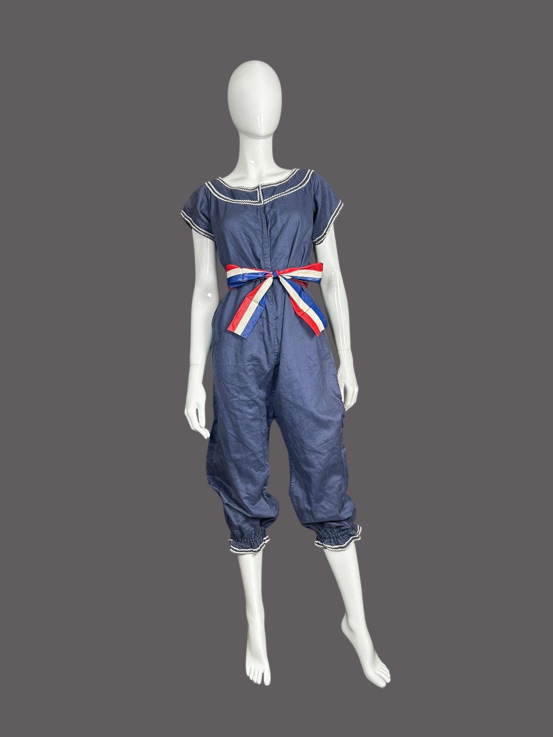Edwardian Swimming Costume, Early 20th Century Theatre Costume - Etsy
