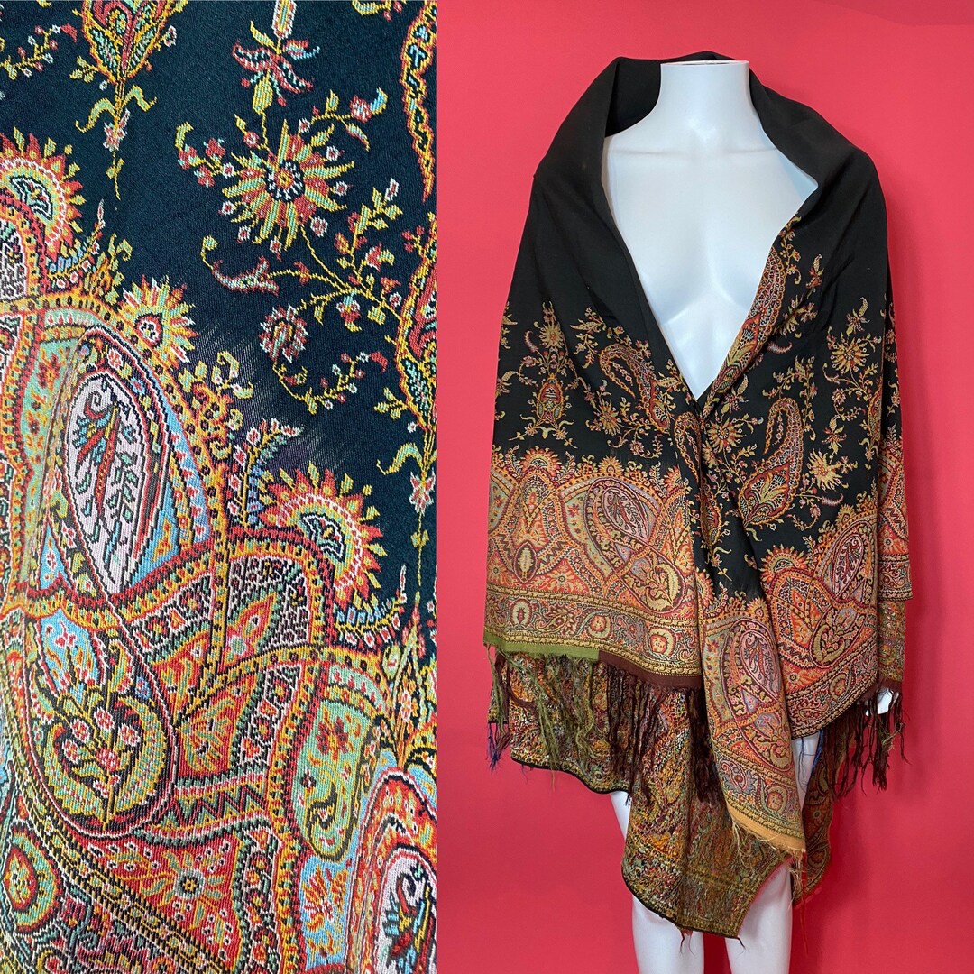 Victorian Kashmir Shawl - Etsy
