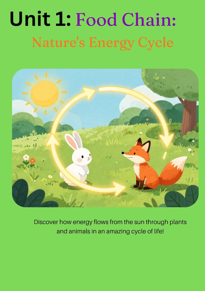 Food Chain, Nature's Energy Cycle - Etsy