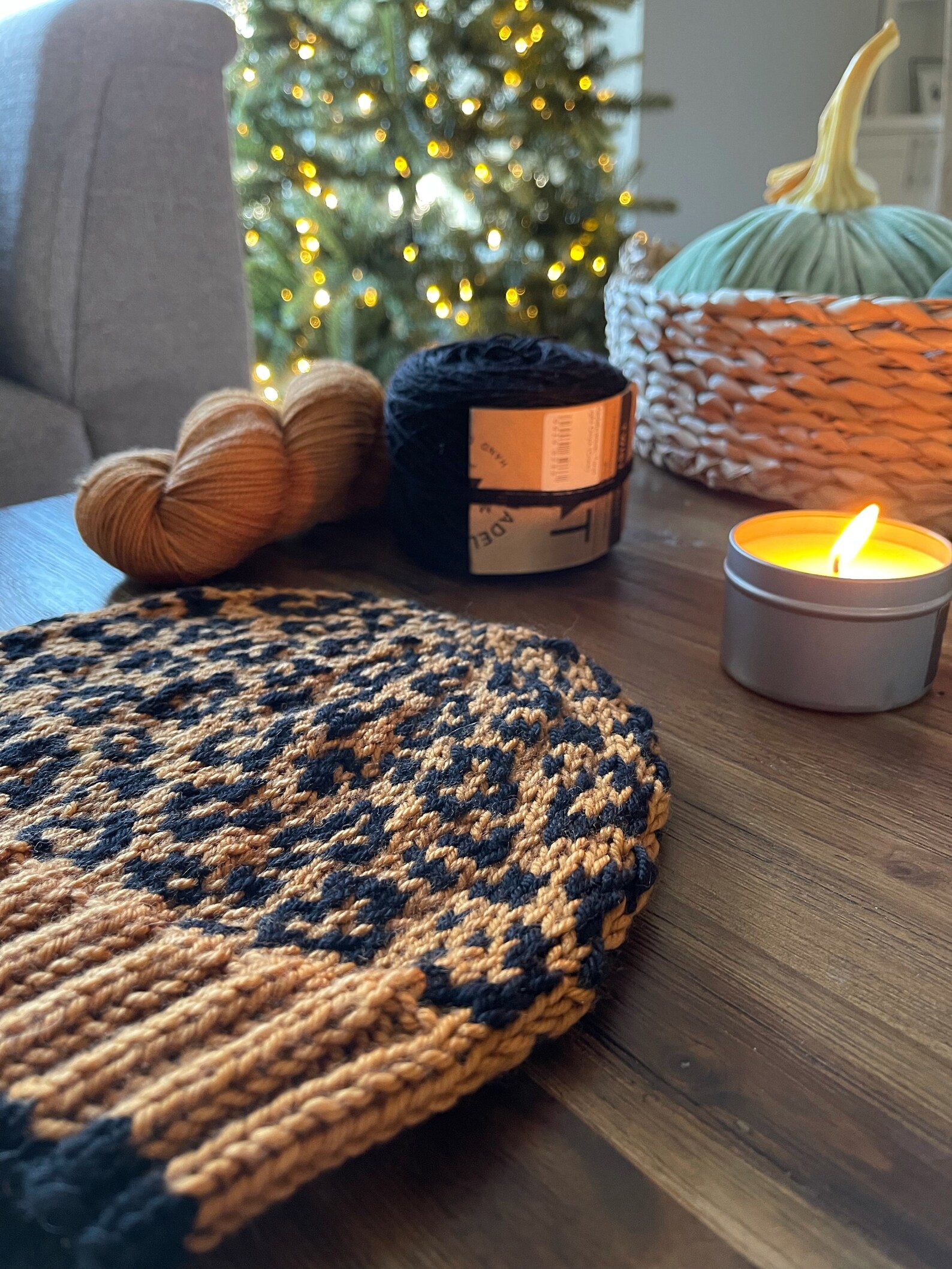 DIGITAL PATTERN - Leopard Print Knit Hat - Seeing Spots Hat - Etsy