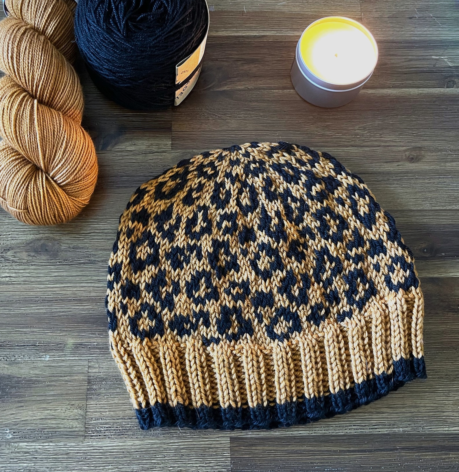 DIGITAL PATTERN - Leopard Print Knit Hat - Seeing Spots Hat - Etsy