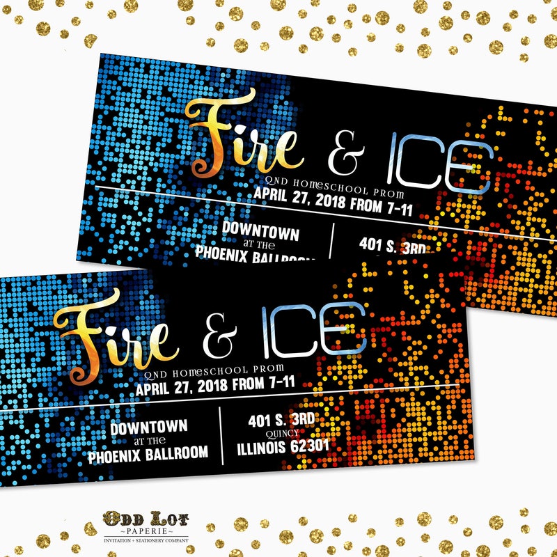 Fire and Ice Party - Etsy