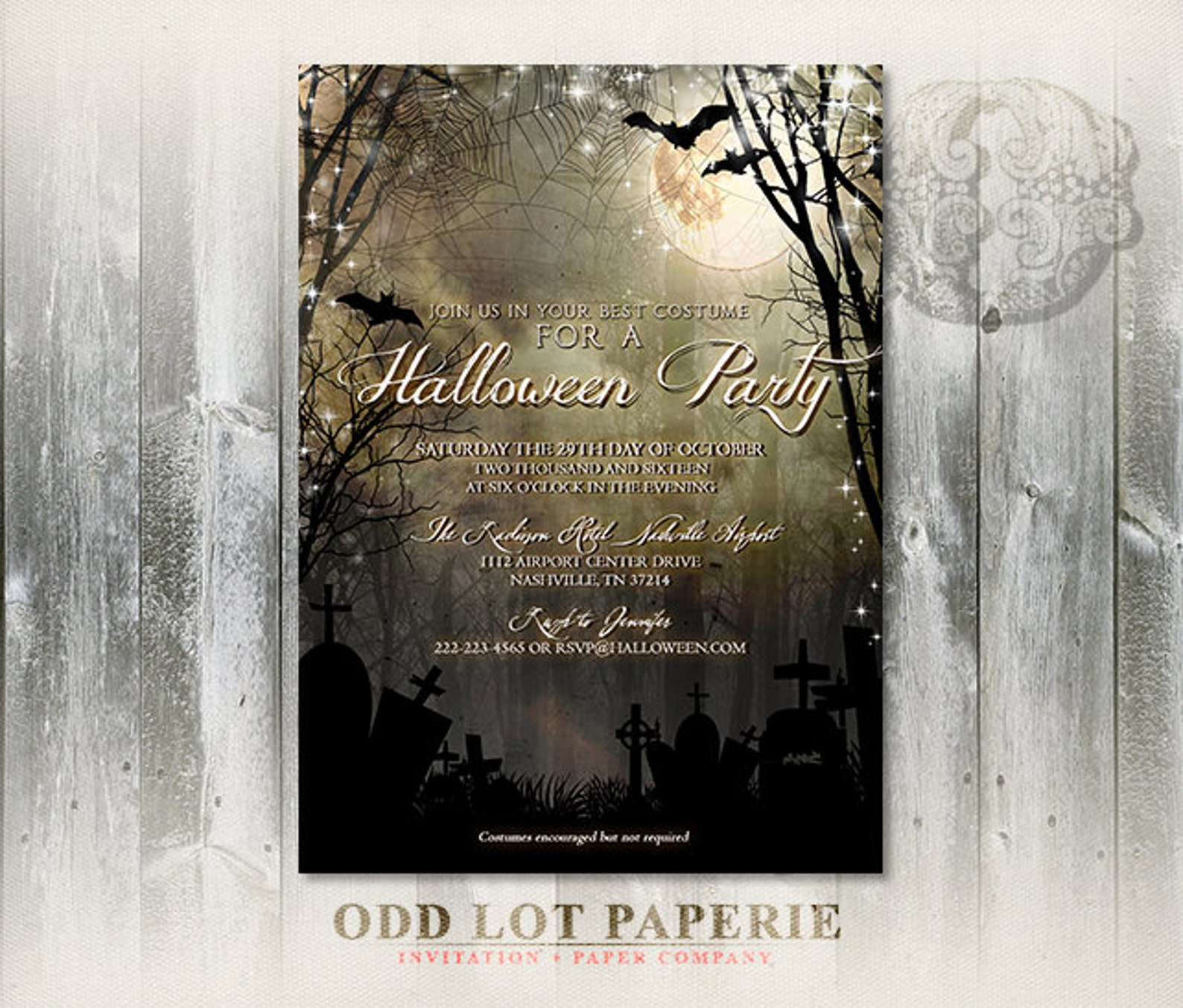 Halloween Party Invitation Printable Adult Halloween Party - Etsy