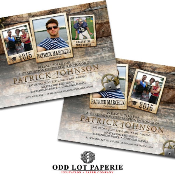 Graduation Party for Guys Invitation - Etsy