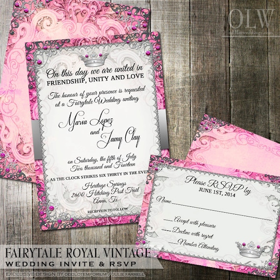 Princess Wedding Invitations