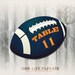 Football Table Number Cards DIY Printable Instant Download - Etsy