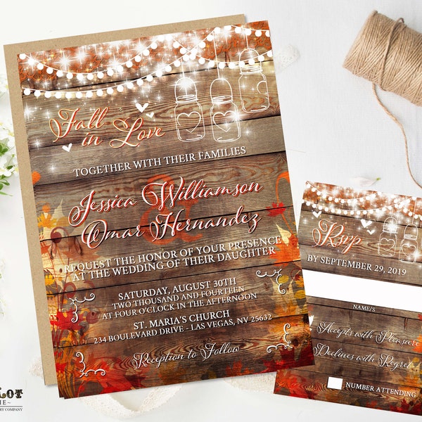 Rustic Fall Wedding - Etsy