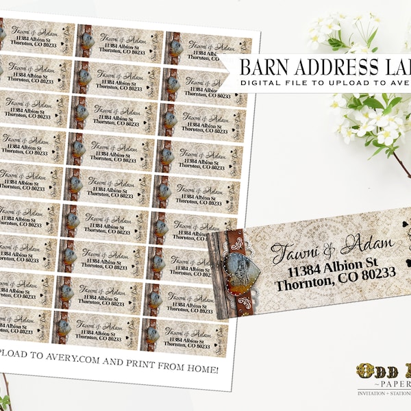 Diy Address Labels - Etsy