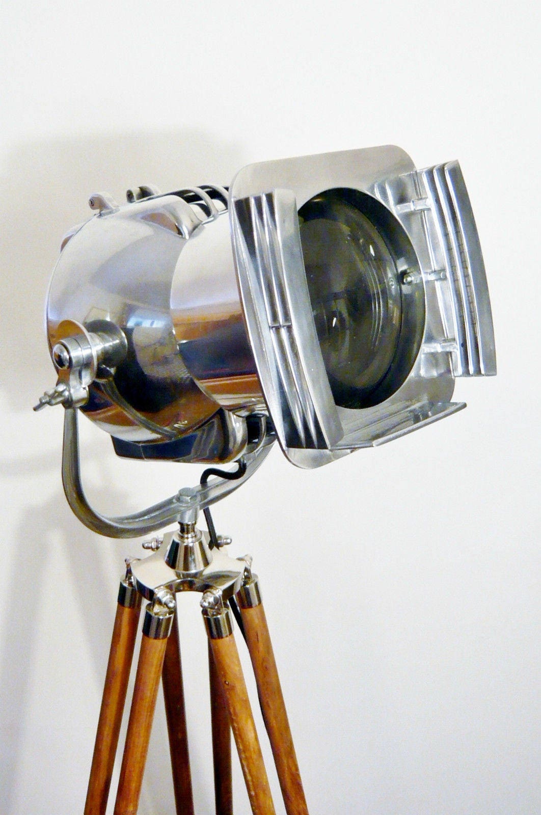 Vintage Theatre Light Antique Strand Floor Light Industrial Studio Spot ...