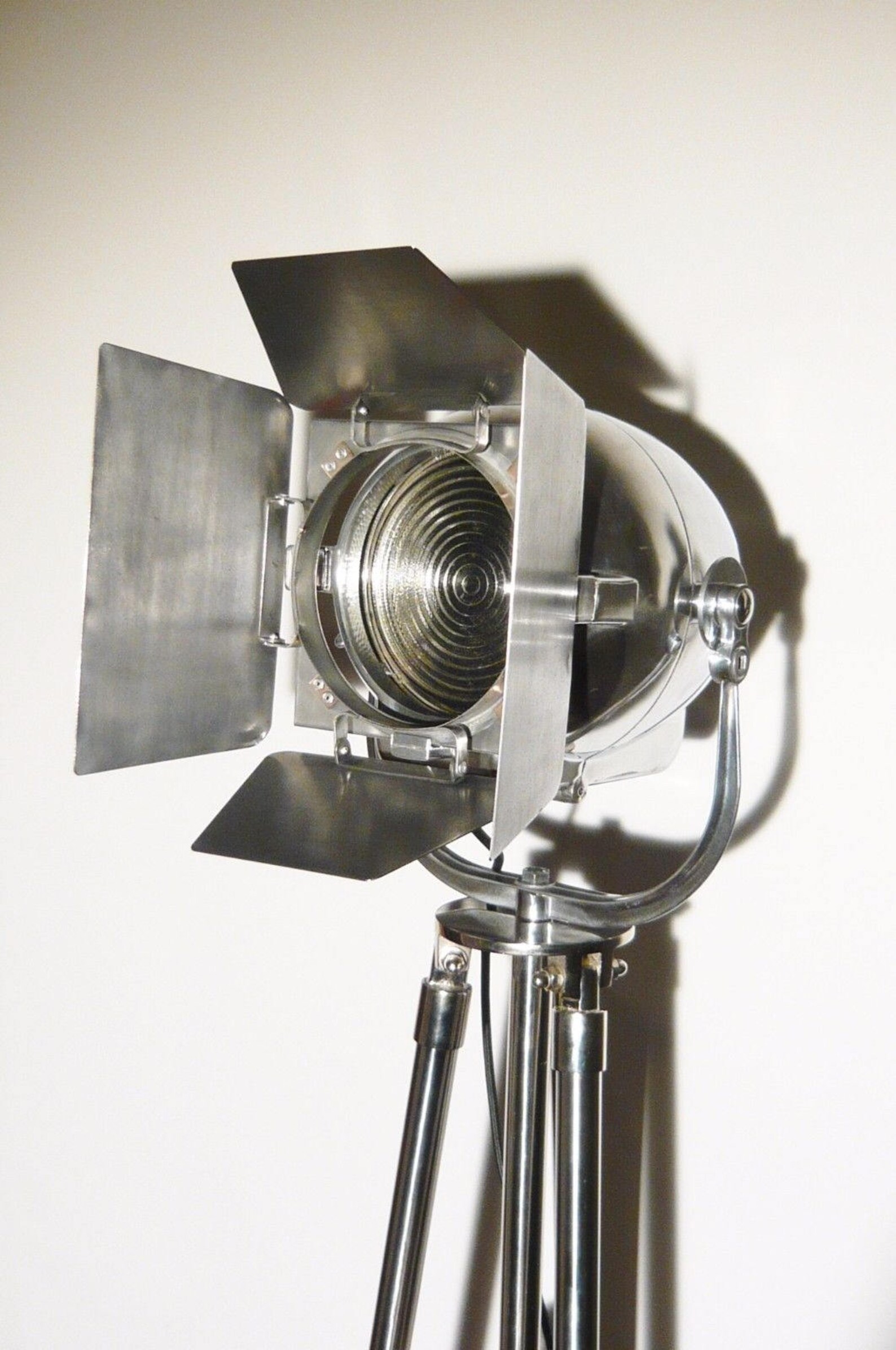 Vintage Theatre Light Antique Strand Floor Light Industrial Studio Spot ...