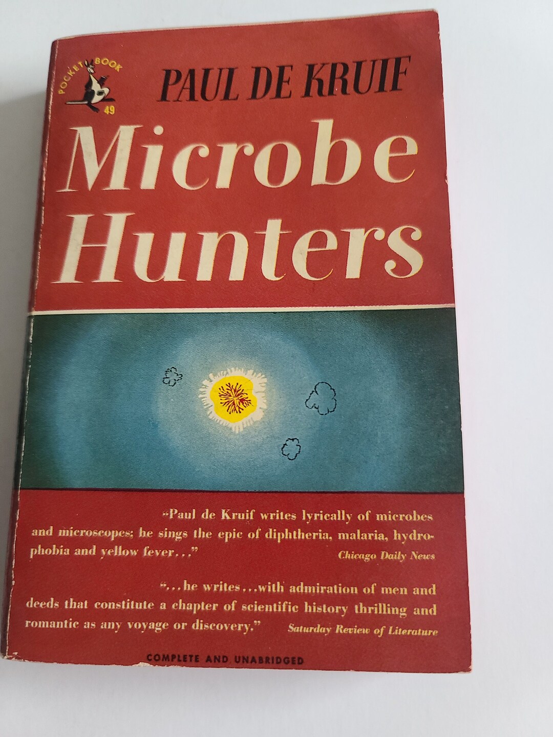1950 Microbe Hunters by Paul De Kruif Vintage Paperback Book - Etsy