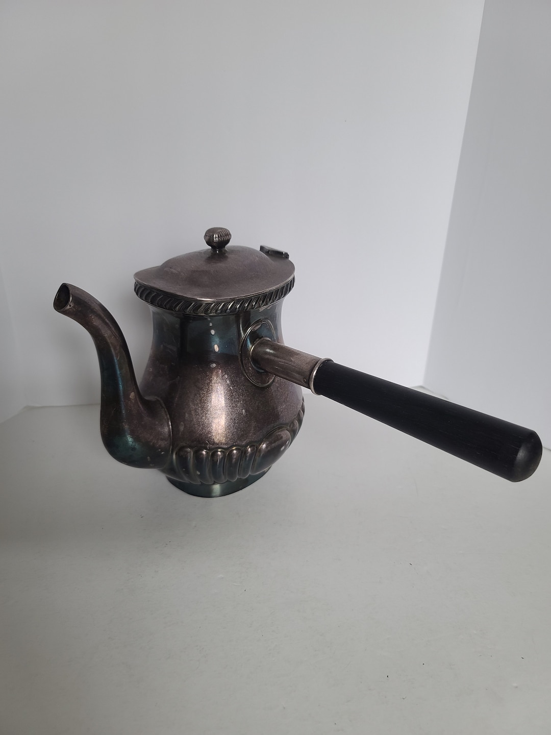 Vintage Reed & Barton Long Handle Chocolate Pot Silver Soldered 2900 / ...