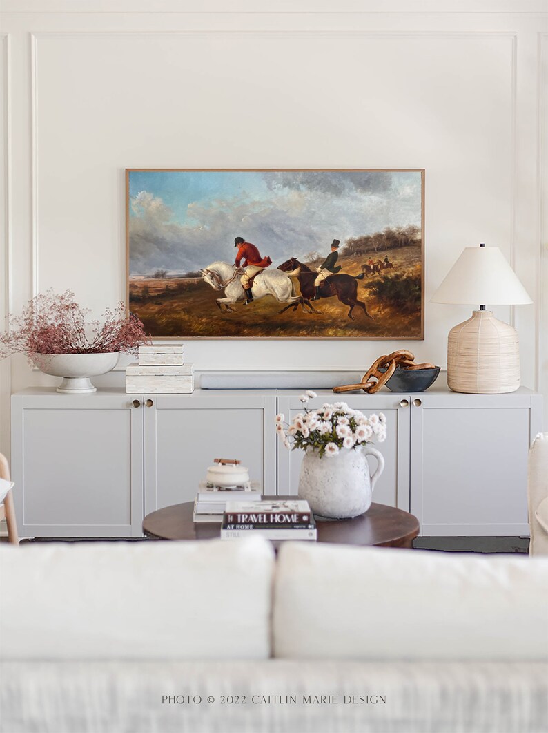 Vintage Horse Hunting Art for Samsung Frame TV (digital Download) - Etsy