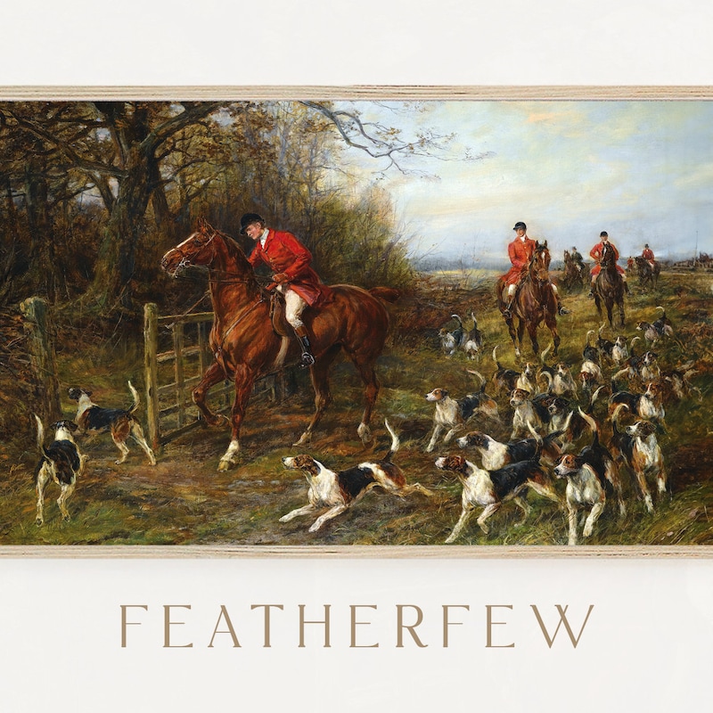 Fox Hunting Wallpaper - Etsy