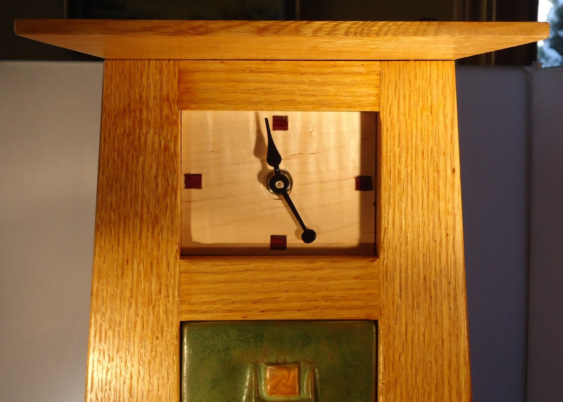 Chiming Mission Clock With 4 X 8 Art Tile and - Etsy