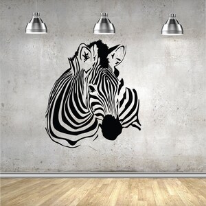 Zebra Wall Decal, Zebra Stripe Decal, Zebra Decor, Zebra Art, Zebra ...