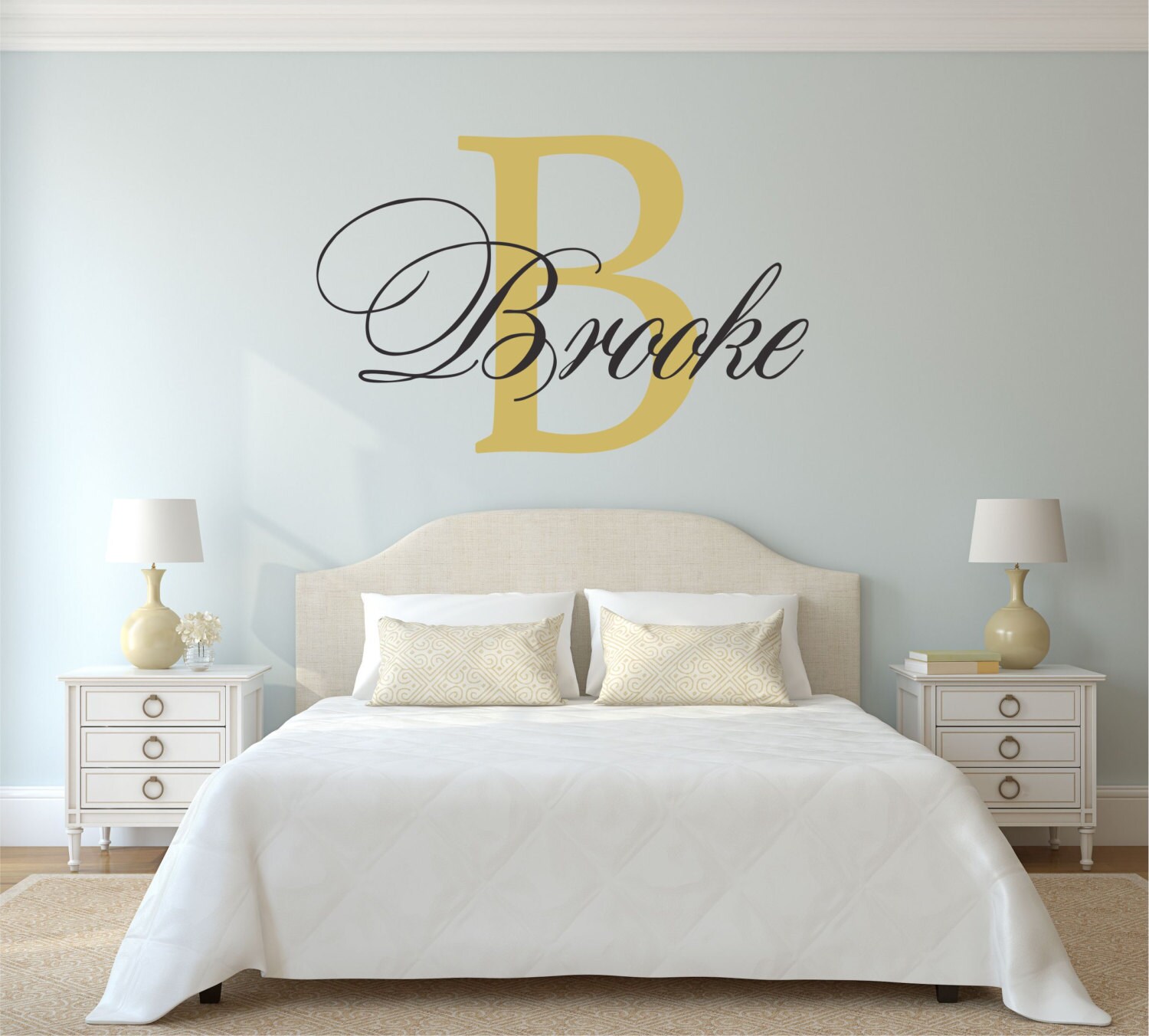 Personalized Name Wall Decal Name Wall Decal Baby Nursery - Etsy