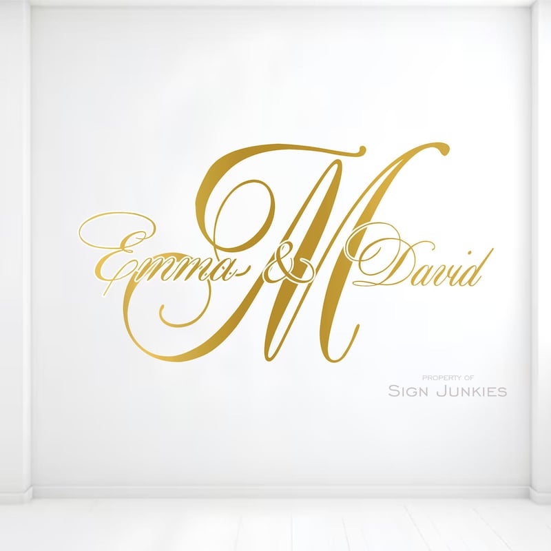 Dance Floor Monogram - Etsy