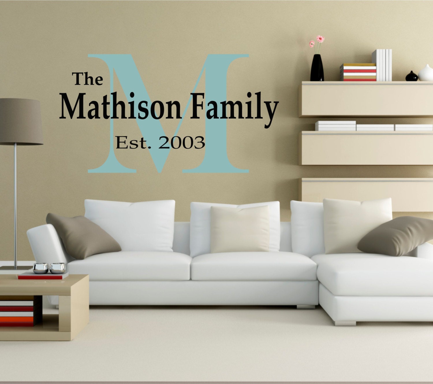 Family Wall Decal Family Established Wall Decal Personalized - Etsy
