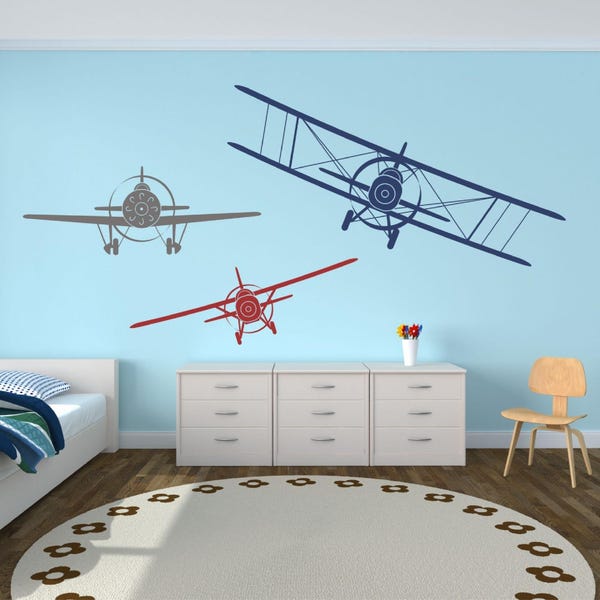 Biplane Decals - Etsy
