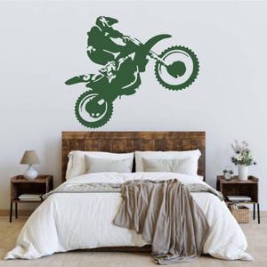 Motocross Wall Decal: Personalized Dirt Bike Decor - Etsy