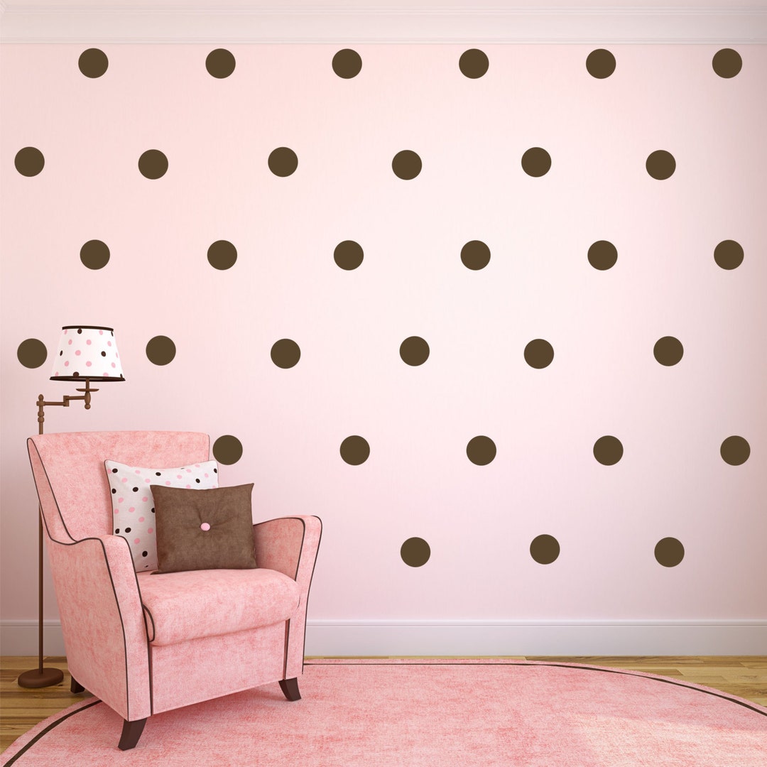 Polka Dot Decals, Polka Dot Wall Decor Polka Dot Wall Stickers - Polka ...