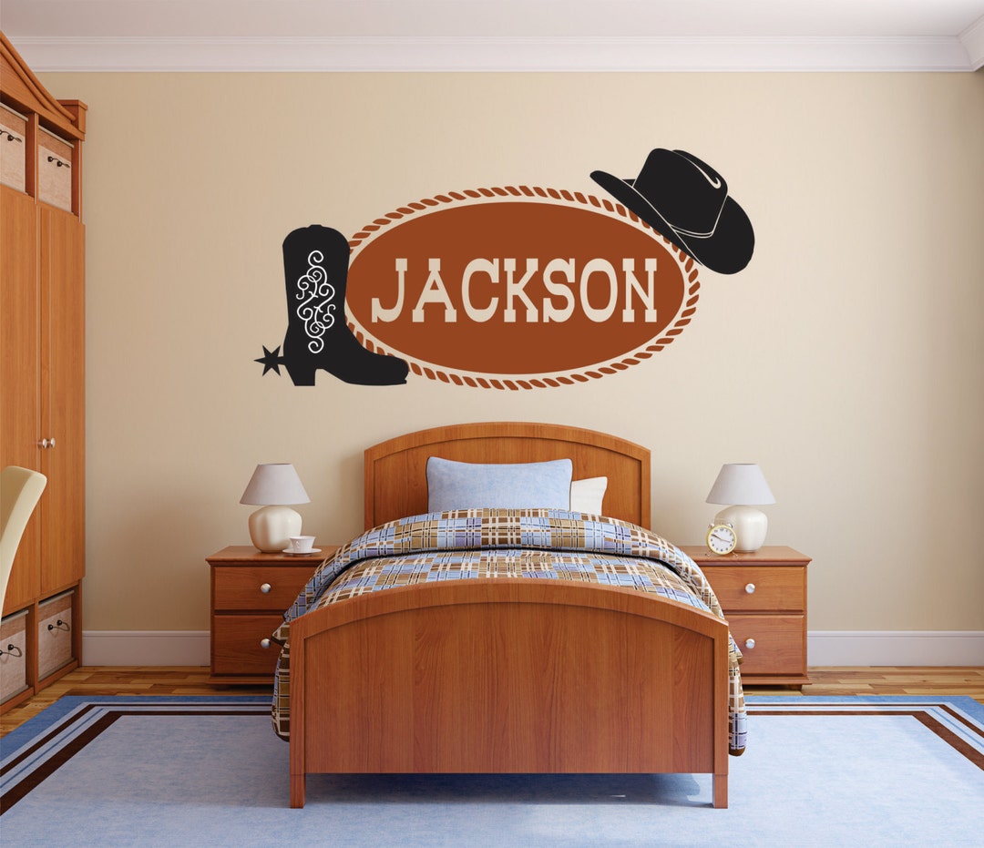 Western Themed Wall Decal for Little Cowboys or Cowgirls. Giddy-up - Etsy