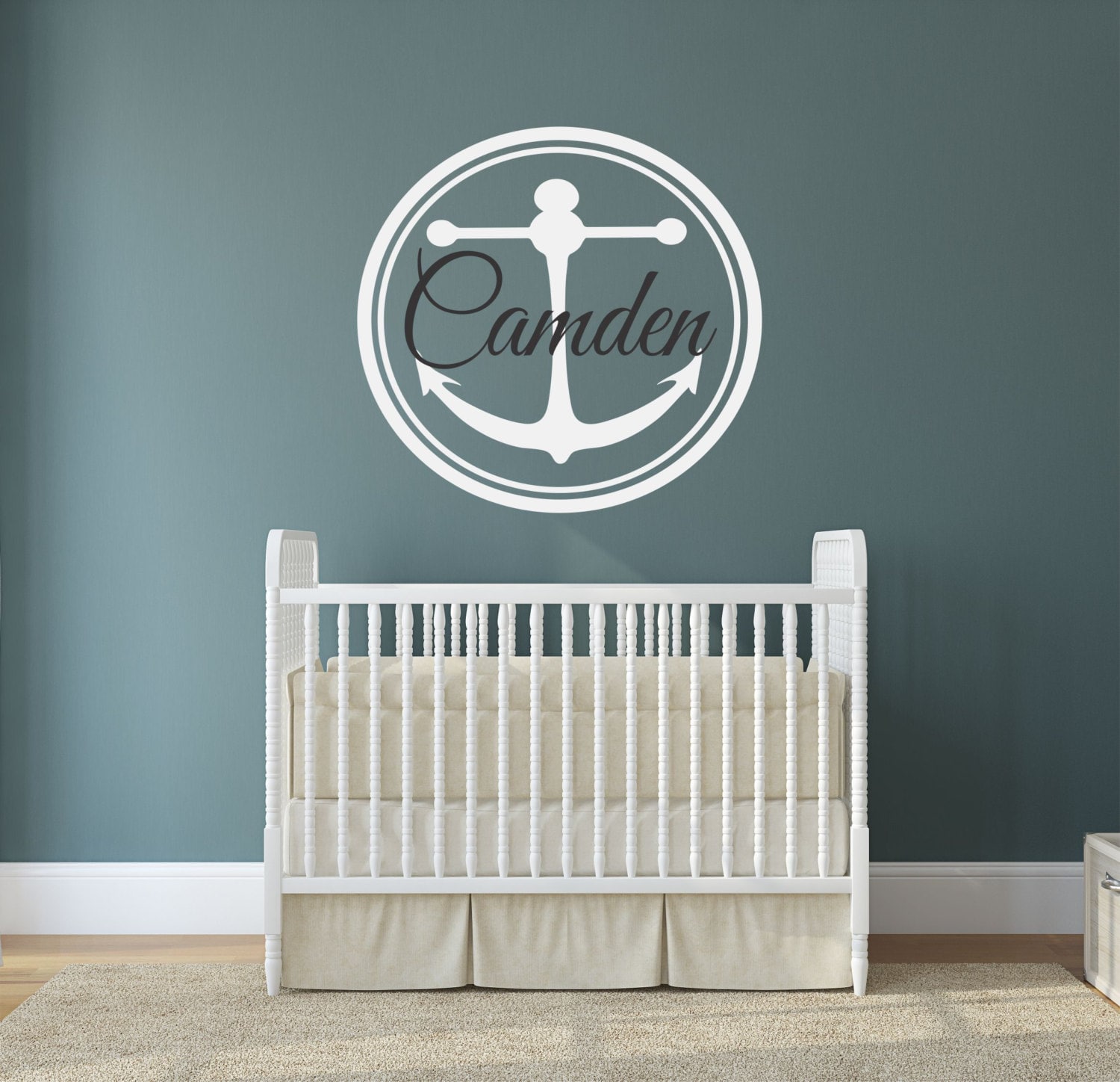 Anchor Decal Nautical Decor Nautical Wall Decal Nautical - Etsy