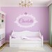 Princess Name Decal, Elegant Personalized Frame, Baby Nursery Name ...