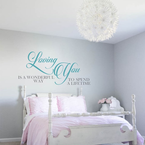 Romantic Wall Decal - Etsy