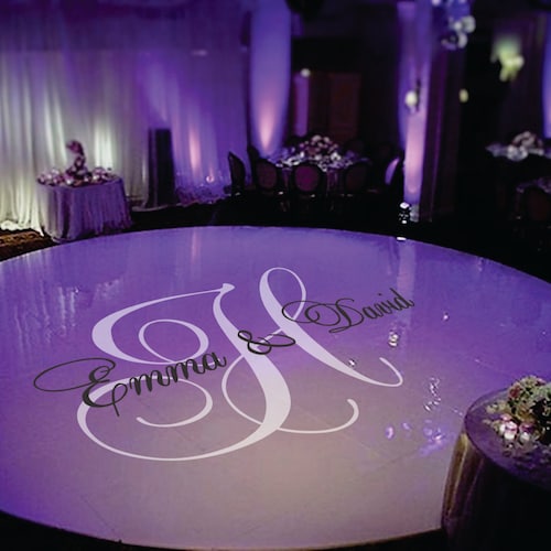 Custom Wedding Dance Floor Decal Removable Personalized - Etsy