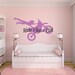 Girl Motocross Wall Decal Dirt Bike Wall Decal Motocross - Etsy