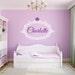 Princess Name Decal, Elegant Personalized Frame, Baby Nursery Name ...