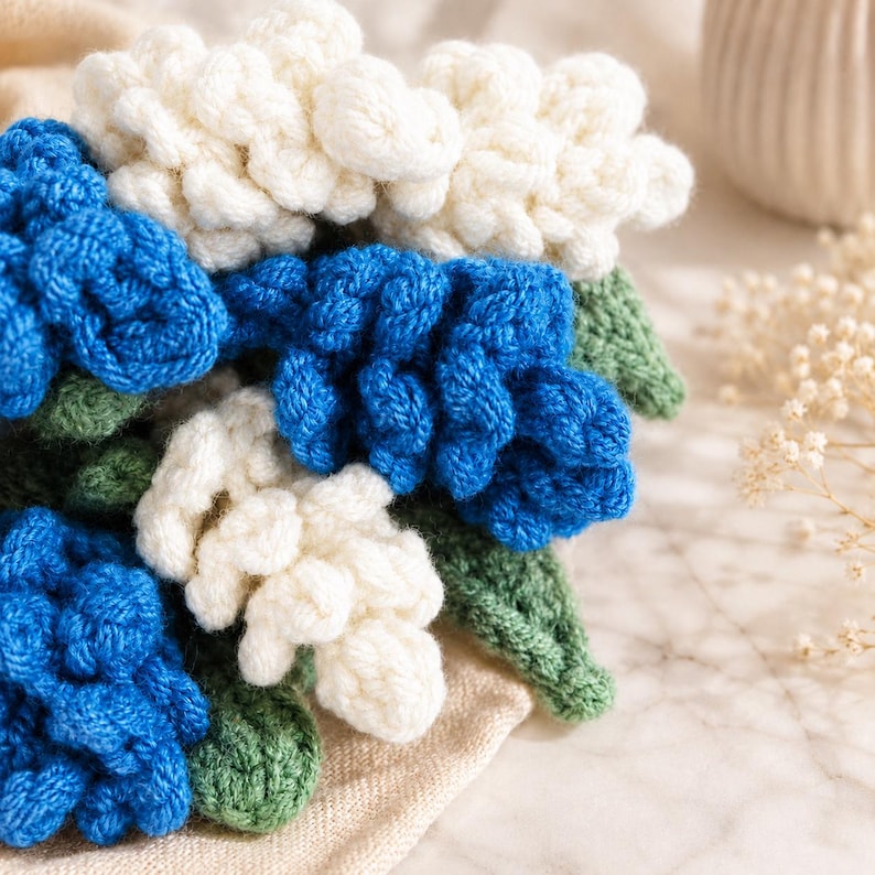 Crochet Lavender Coaster Pot Pattern, Floral Flower Pot Decor (PDF ...